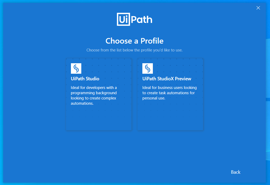 コミュニティ向け UiPath Automation Cloud™ から UiPath Studio をインストール | UiPath コミュニティ向け UiPath Automation Cloud™ から UiPath Studio をインストール | UiPath