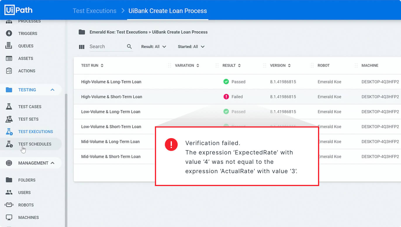 Centralized Test Automation Rpa Testing Test Suite Uipath